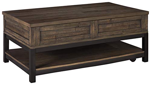 Signature Design by Ashley Johurst Rect Lift Top Cocktail Table, Brown