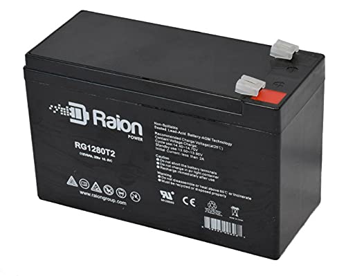 Raion Power RG1280T2 12V 8Ah Upgraded Replacement UPS Backup Battery for Tripp Lite SMART1500-3 Pack