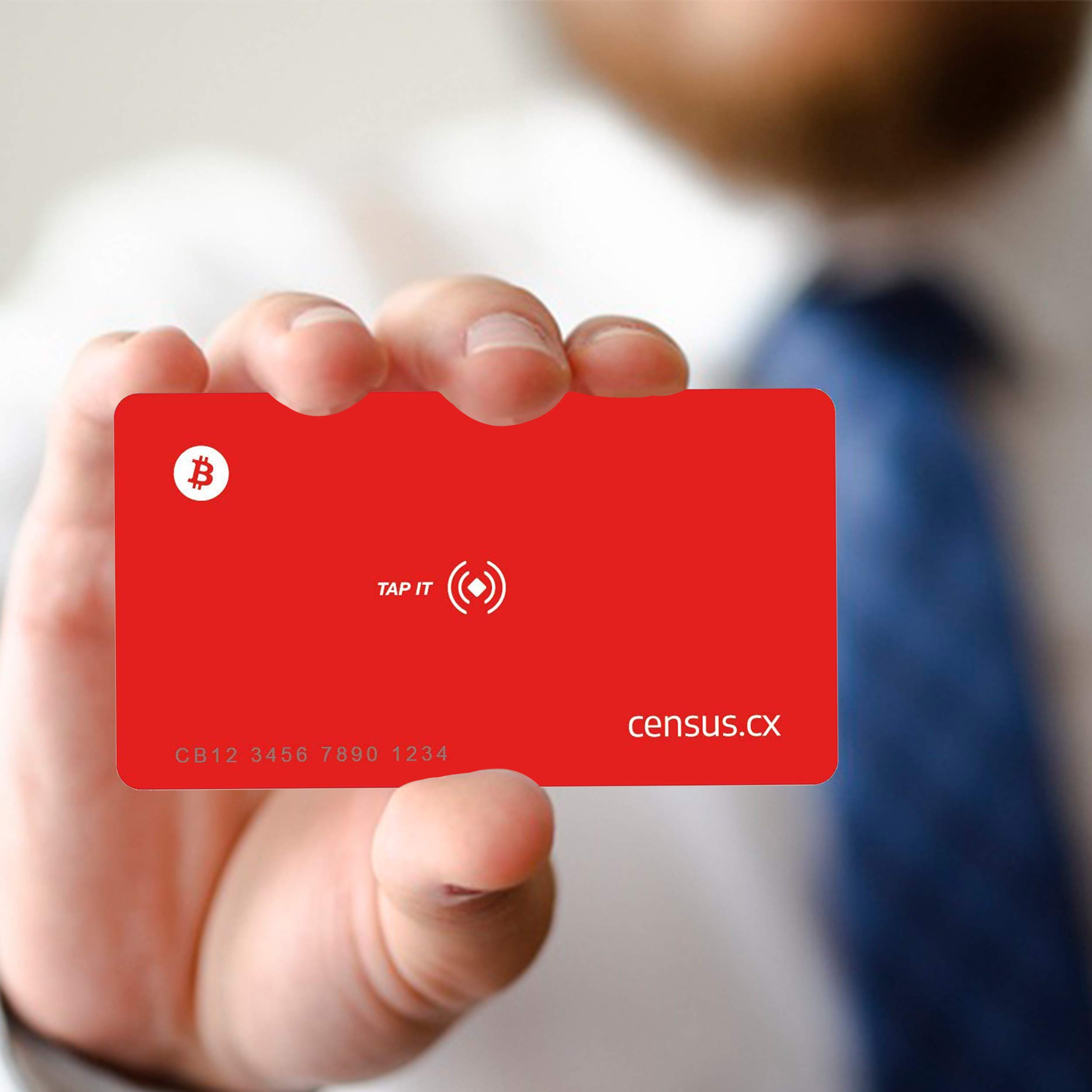 All in One: A Stylish Contactless Smart Bitcoin Card - Hardware Bitcoin Wallet - Bitcoin Gift Card - Buy Store and Send Securely Bitcoin - Unique Style in Black & Red