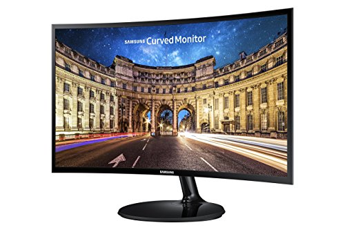 Samsung CF390 (LC24F390FHNXZA) 24-inch LED Curved FHD 4ms FreeSync Monitor Black (Renewed)
