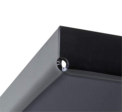 Mirart Colored Acrylic Tray (12" x 12", Black)