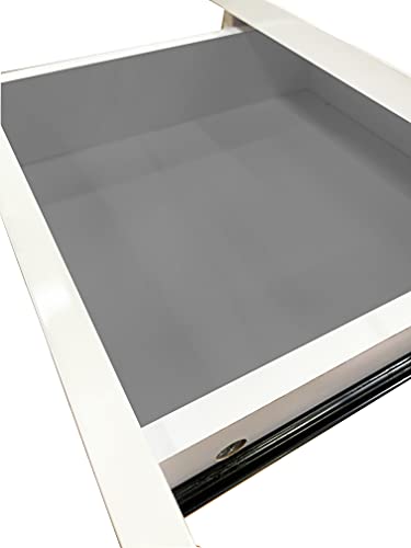 Best Master Furniture Brynna Modern Lacquer Computer Desk, White
