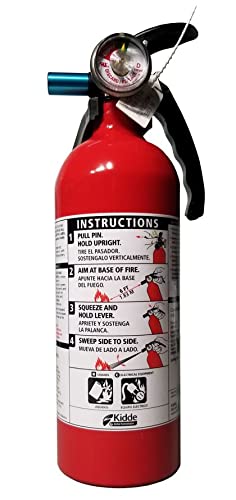 Safety and Trauma Supplies Hi-Viz All-in-One DOT OSHA Compliant Kit with Kidde 5 BC Fire Extinguisher Model FA5G