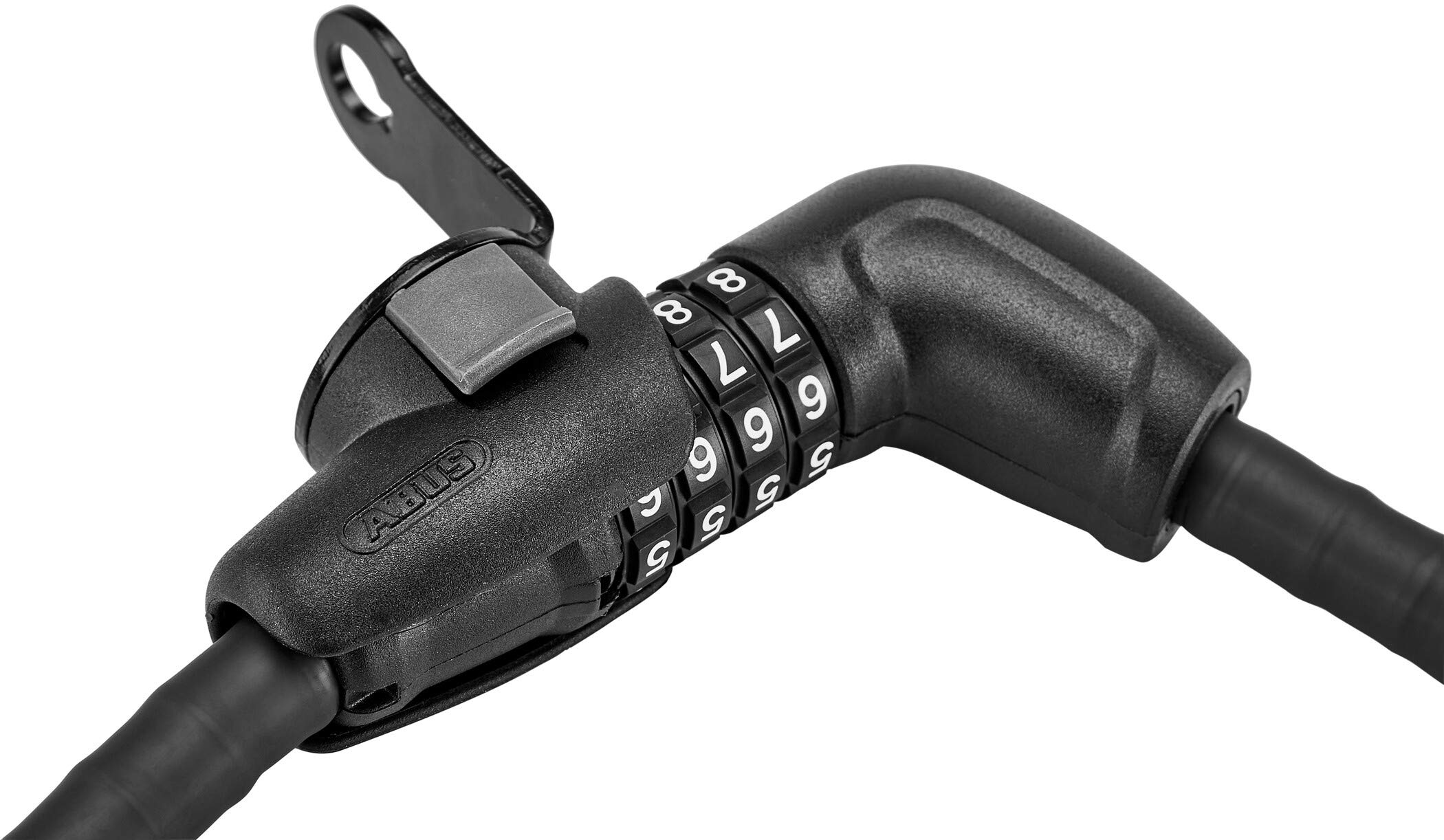 Abus Unisex – Adult's 6615C/120/15 BK SCLL Steel-O-Flex, 0, 120 cm
