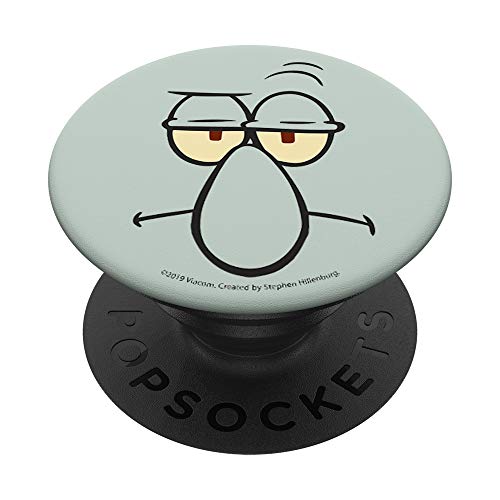 SpongeBob SquarePants Squidward Tentacles Big Face PopSockets PopGrip: Swappable Grip for Phones & Tablets