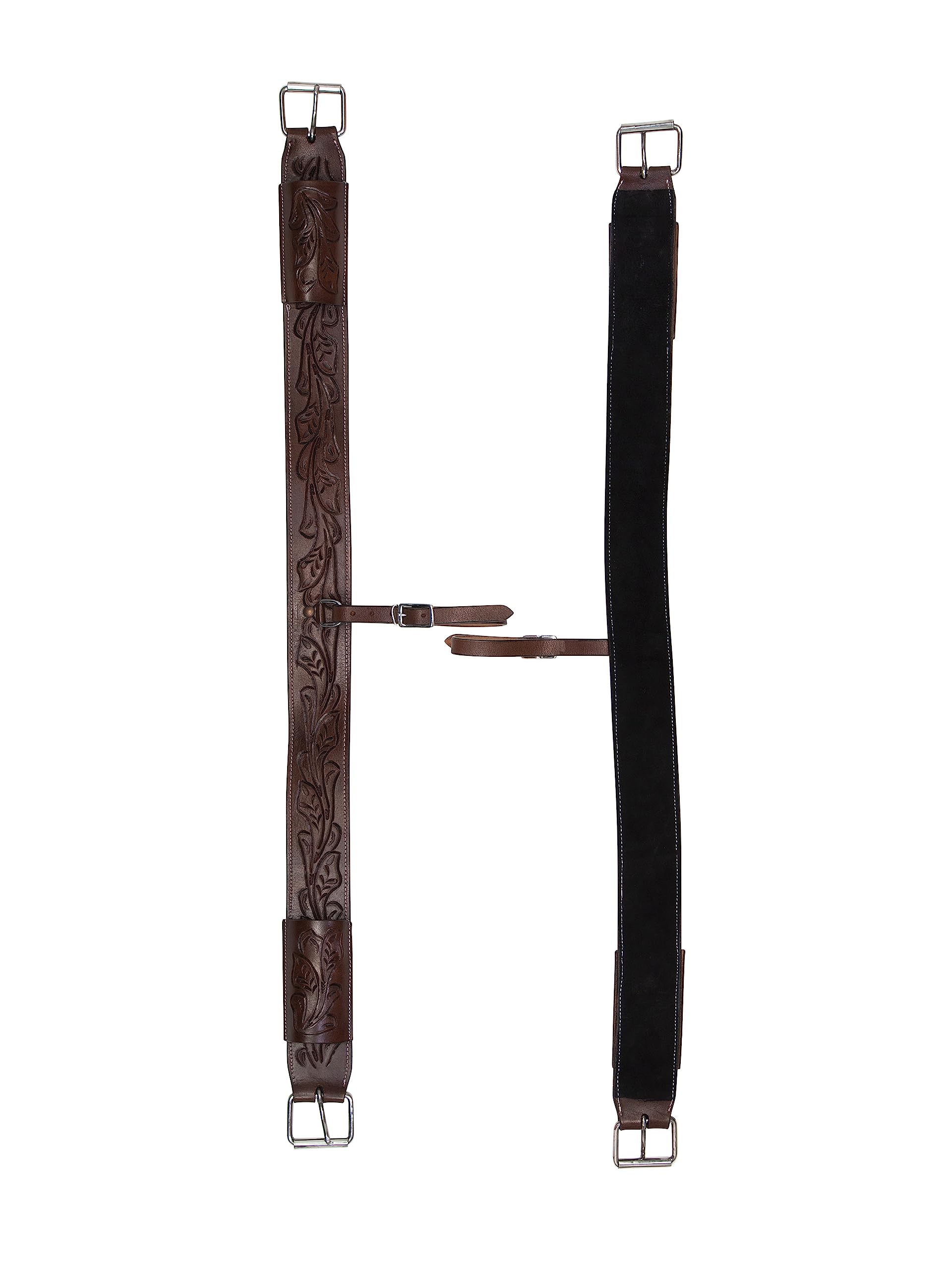 Acerugs WESTERN LEATHER BACK REAR FLANK CINCH STRAP GIRTH CINCHES HORSE TACK TRAIL (Standard)