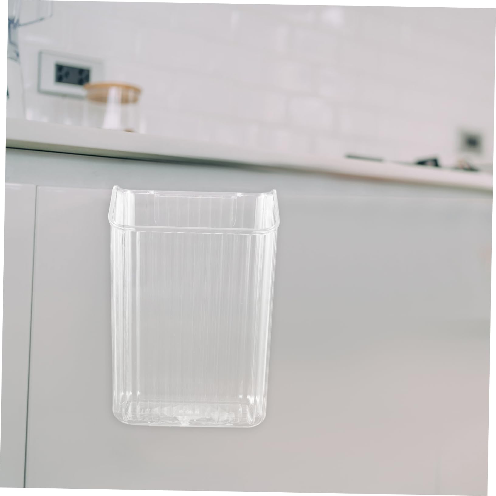 Cabilock 4pcs Wall Hanging Storage Basket Wall Kitchen Organizer Kitchen Trash can Bins Trash containers Recycle bin for Kitchen Office The pet Cabinet Door Trash bin Cabinet