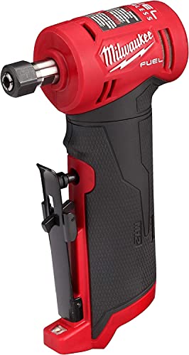 Milwaukee M12 FUEL 12V Lithium-Ion Brushless Cordless 1/4 in. Right Angle Die Grinder (Tool-Only) + Accessory