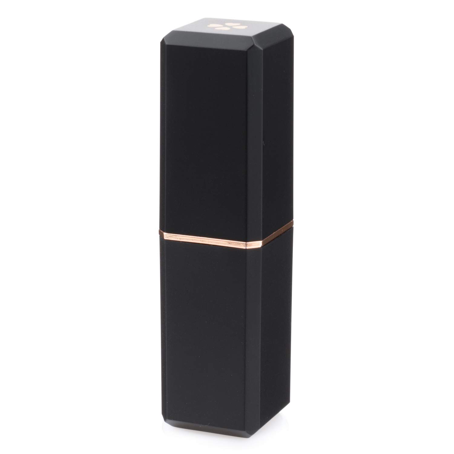 Allwon 10Pcs Black Empty Lipstick Tubes DIY Lip Balm Container (Square Tube)