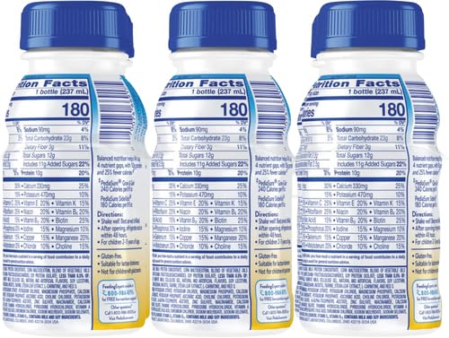 PediaSure SideKicks, 6 Shakes, Kids Protein Shake, With Key Nutrients and Protein to Help Kids Catch Up on Growth and Help Fill Nutrient Gaps, Strawberry, 8 fl oz