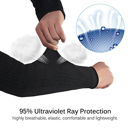 Arm Protection Sleeves, Heat Burn Cut Resistant Sleeves Steel Wire Armband Level 5 Protective Anti Abrasion Safety Arm Guard
