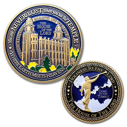 Armor Coin LDS Manti Temple Medallion