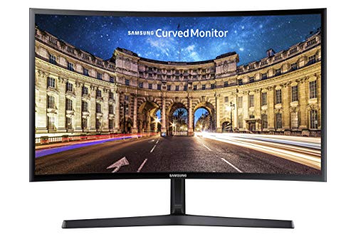 Samsung LC24F396FHNXZA 24-Inch Curved Monitor C24F396 (1920x1080 Full HD) (Renewed)