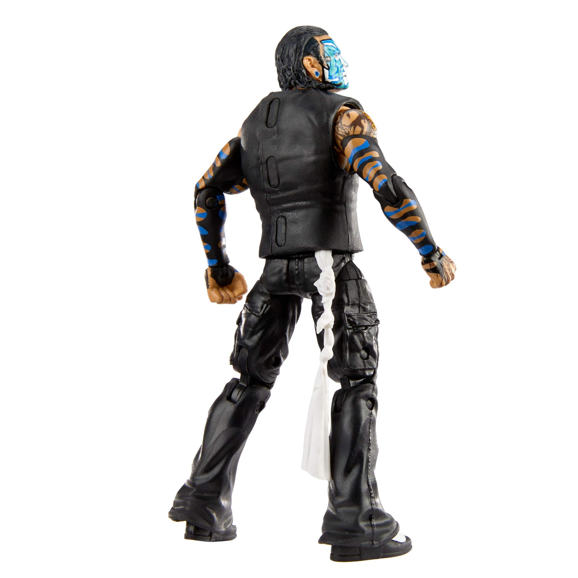 WWE Jeff Hardy Elite Collection Action Figure, 6-in Posable Collectible Gift for WWE Fans Ages 8 Years Old & Up [Colors May Vary]