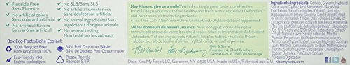 Kiss My Face Triple Action Gel Fluoride Free Toothpaste, 4.5 Ounce (Pack of 3)
