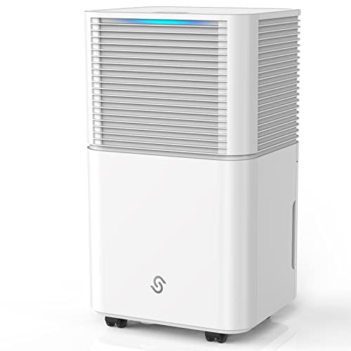 HUMILABS 1500 Sq. Ft Dehumidifiers for Home and Basements,22 Pints Dehumidifiers for Large Room with Auto or Manual Drainage,0.528 Gallon Water Tank,24 Hours Timer,Dry Clothes Mode