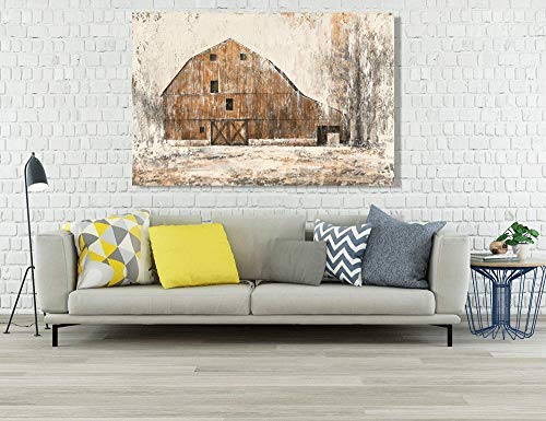 Yihui Arts Large Farmhouse Rustic Wall Decor Canvas Wall Art Painting Pictures for Dinning Room