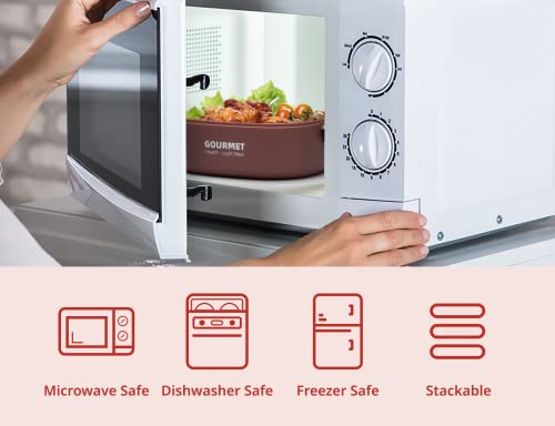 Bento Box Lunch Box, Adult Lunch Container with 3L Large Capacity, Microwave Safe 3 Layers Stackable Lunch Box, Food Container with Dividers and Sauce Boxes for Adults Pink