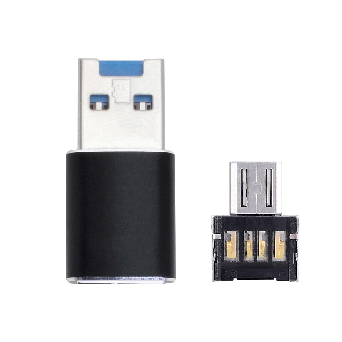 Cablecc USB 3.0 to Micro SD SDXC TF Card Reader with Micro USB 5pin OTG Adapter for Tablet/Cell Phone…