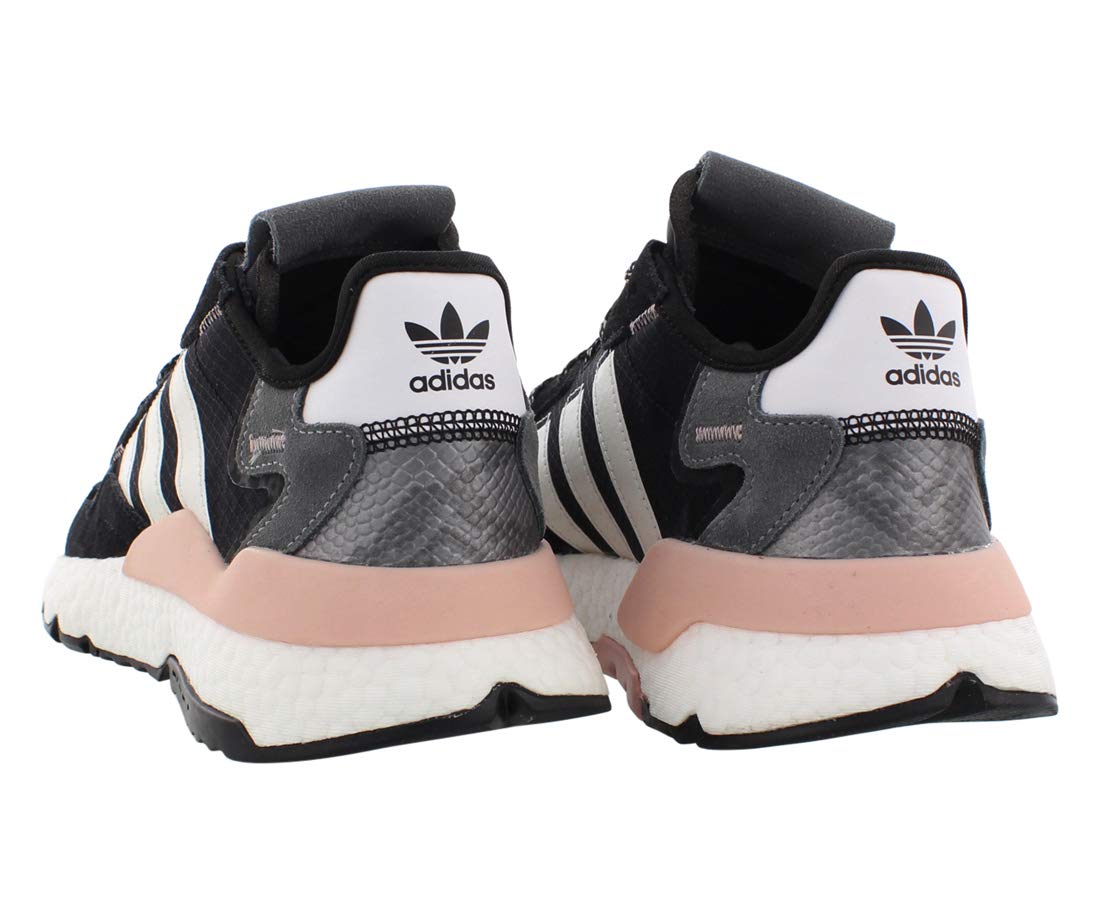 adidas Originals Nite Jogger Womens Shoes Size 9, Color: Black/Pink/White-Black