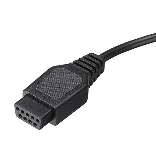 Youquan 5PCS 9 Pin Extension Cable for Sega Genesis 2/3 Megadrive 2 Controller