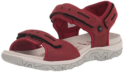 ALLROUNDER by MEPHISTO Women's Lagoona Sandal, Red, 9