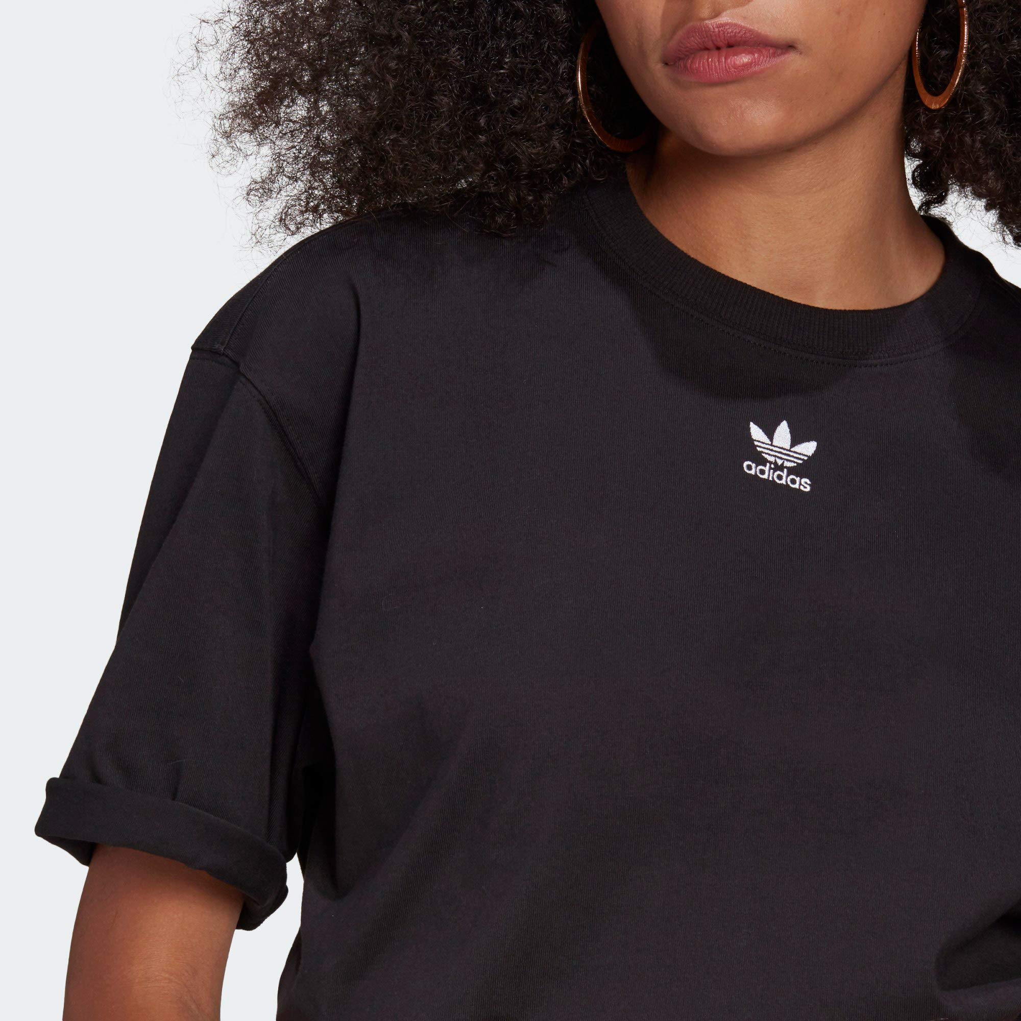 adidas Originals Women's Adicolor Essentials Tee, Orbit Green, Large