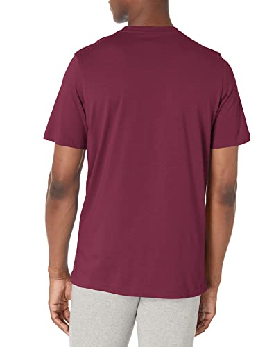 adidas Originals Men's Adicolor Trefoil Tee, Victory Crimson/White, X-Small