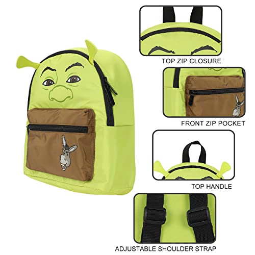 Bioworld Shrek Big Face With 3D Ears Women's Mini Backpack