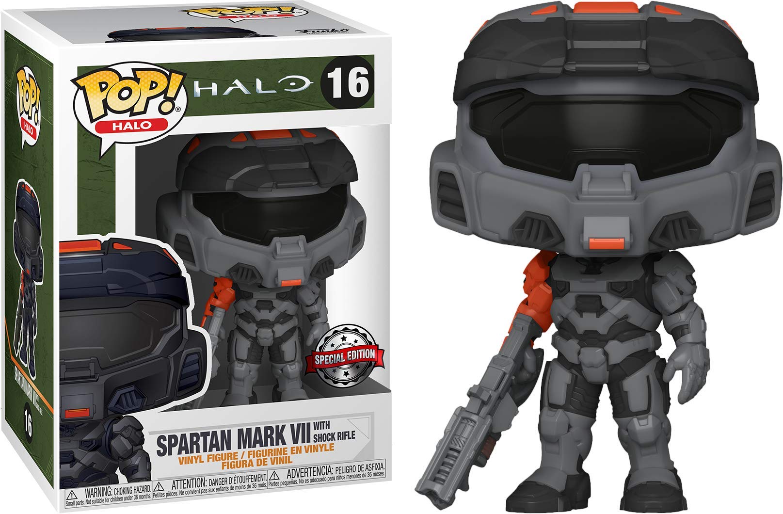 Funko Pop! Halo Spartan Mark VII 7 with Shock Rifle Exclusive