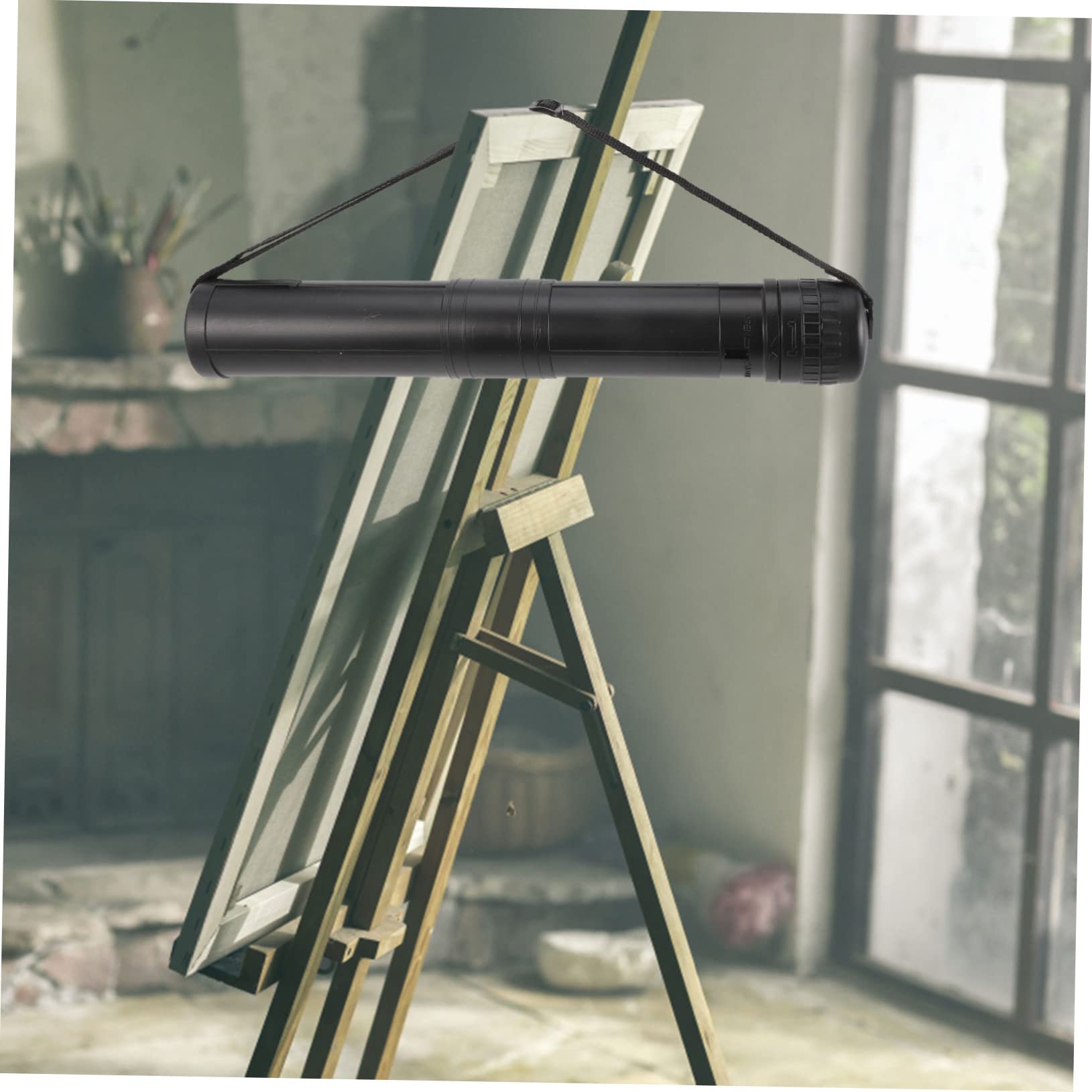 Tofficu 2pcs Telescopic Painting Tube Plastic to Go Containers Expandable Storage Tube Extendable Poster Tubes