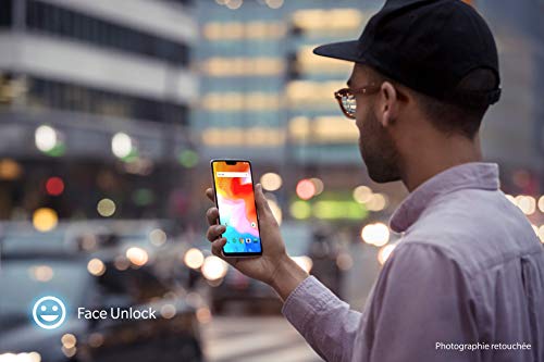 OnePlus 6 A6003 Dual-SIM (64GB Storage | 6GB RAM) (GSM Only, No CDMA) Factory Unlocked 4G Smartphone (Mirror Black) - International Version/No Warranty