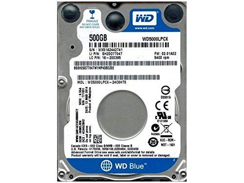 Western Digital 500GB 2.5" PlayStation 3 / PlayStation 4 Hard Drive (PS3 Fat, PS3 Slim, PS3 Super Slim, PS4, Notebook, Laptop) 1 Year Storite Warranty