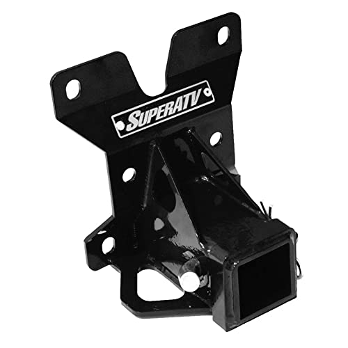 SuperATV 2" Rear Receiver Hitch for Can-Am Maverick X3 900 / X3 X / X3 Max (See Fitment) | Includes Cotter & Hitch Pin | 3/16β Heavy-Duty Steel | Tow up to 1650 Lbs. | Fits Standard 2" Attachments