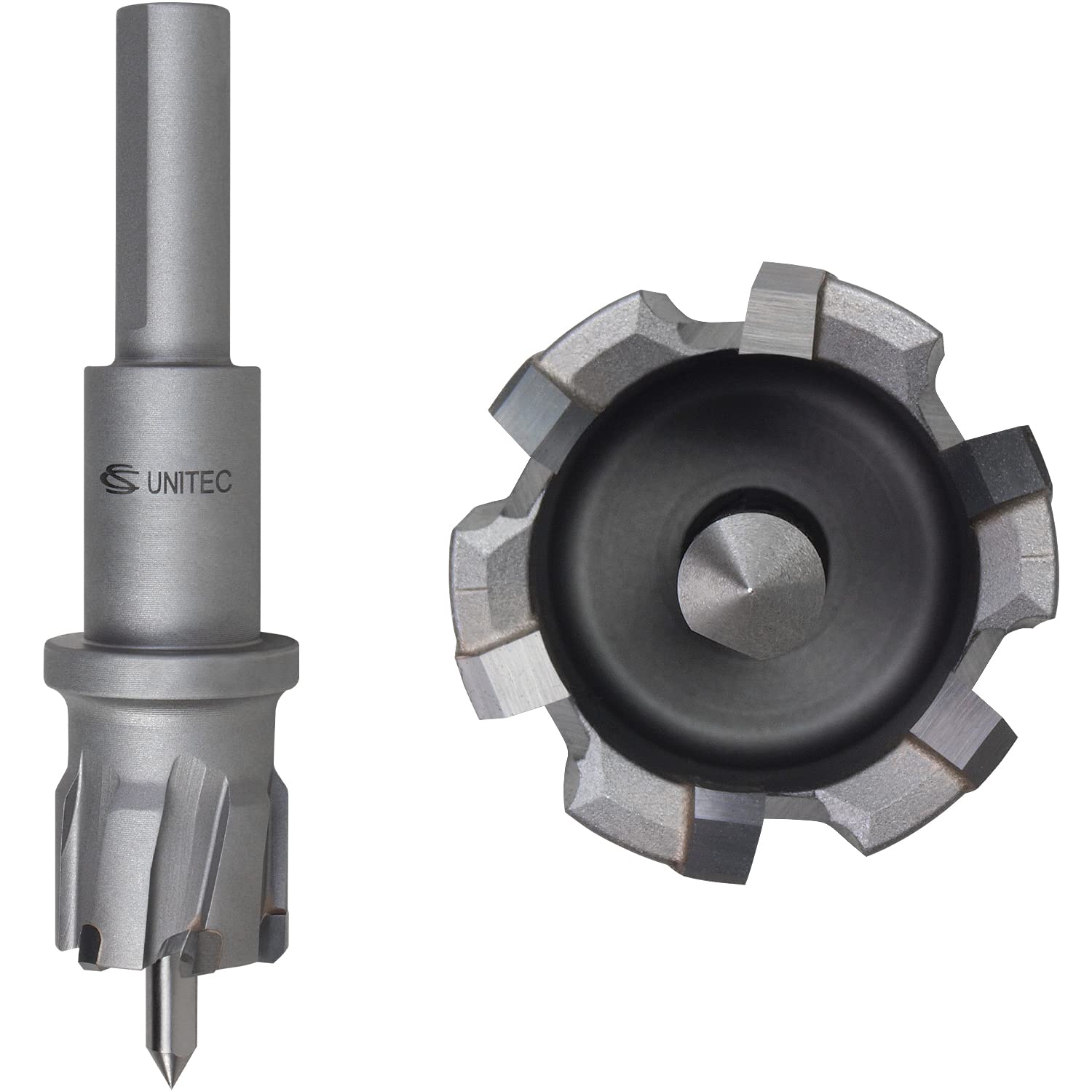 CS Unitec 2-Series Professional-Grade Tungsten Carbide-Tipped Hole-Saw for Metal 1-1/16" (2-1-134)