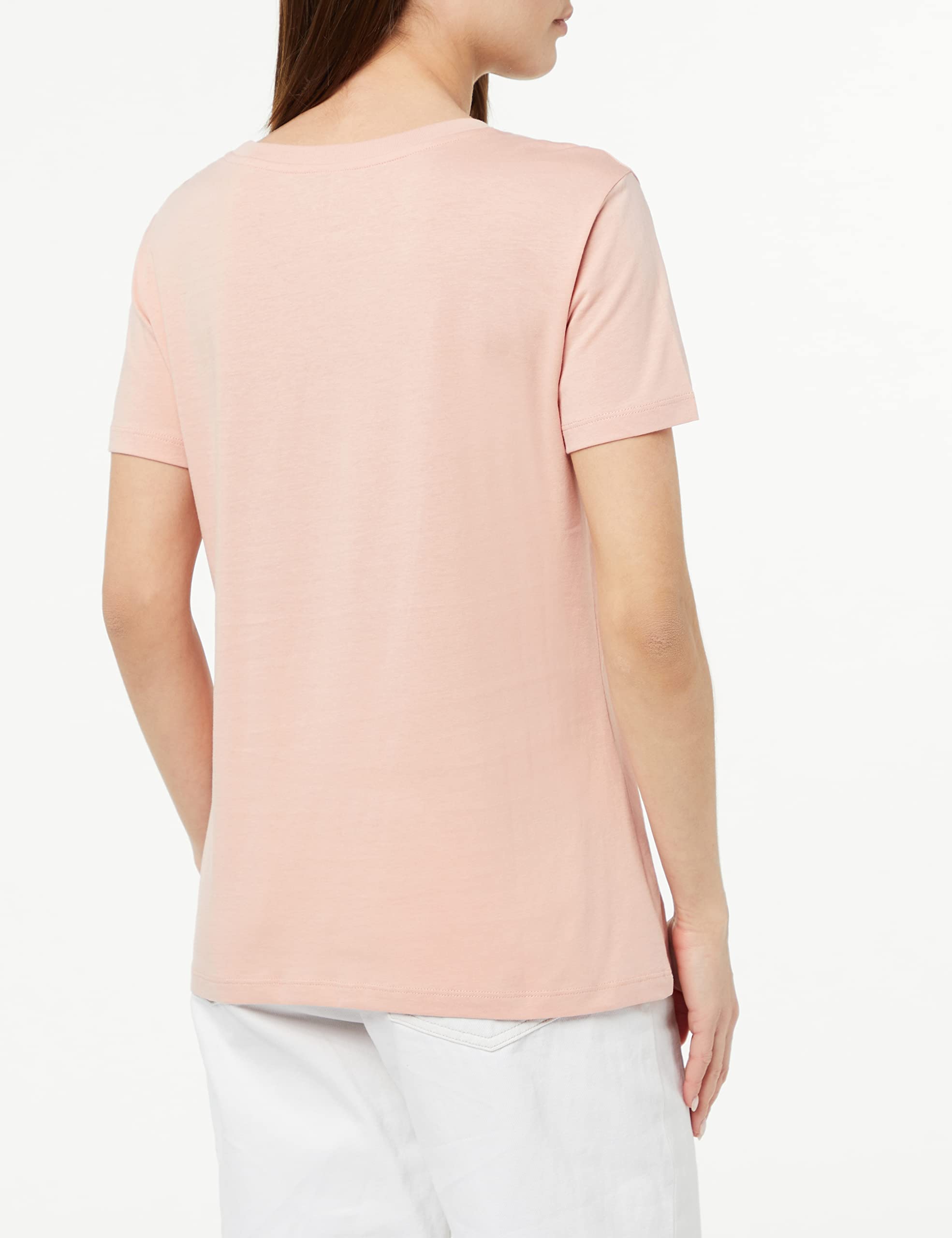A|X ARMANI EXCHANGE Women's Crew Neck Reg Fit Secret Garden Logo T-Shirt, Lady, Extra Small