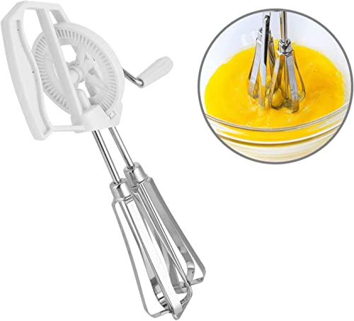 Stainless Steel Handheld Manual Egg Blender Mixer Beater Home Kitchen Practical Cooking Tool