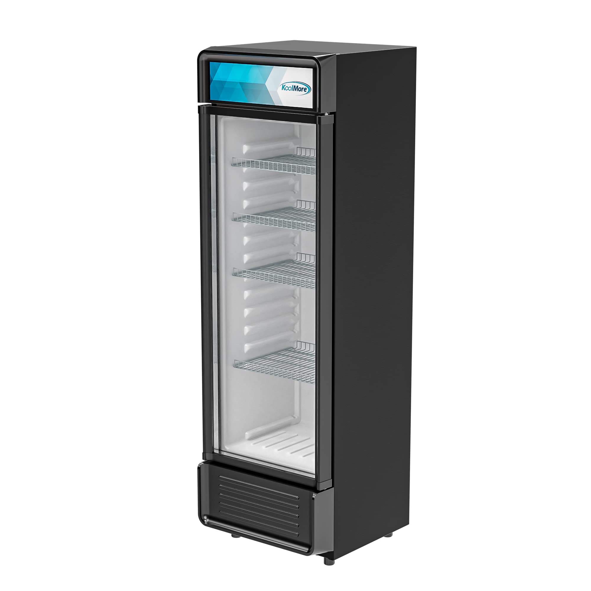 KoolMore MDR-9CP Display-Refrigerator, 9 cu.ft. Single Swing Door, Black