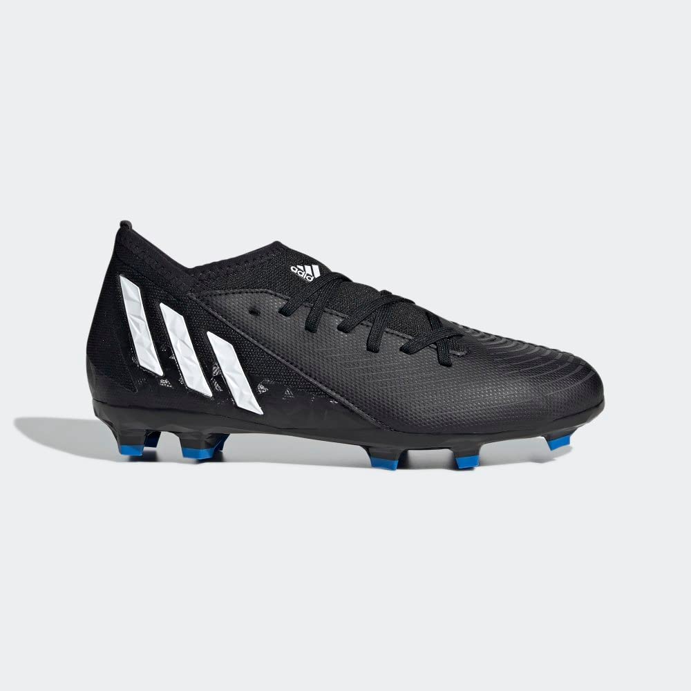 adidas Big Kid Predator Edge.3 Firm Ground Core Black/White/Vivid Red 6