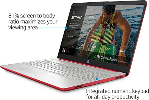 HP Pavillion 15.6 HD Newest Laptop Computer for Business and Student, 16GB RAM, 1TB SSD, Intel Quad-Core Pentium N5000, Ethernet, WiFi, Webcam, Fast Charge, HDMI, Win 10 Home, w/GM Accessories, Red