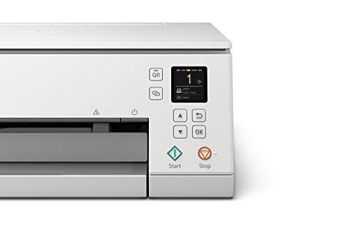 Canon TS6320 All-in-One Wireless Color Printer with Copier, Scanner and Mobile Printing, White, Works with Alexa