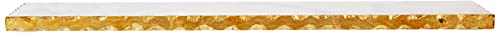 Mud Pie - 40700003 Mud Pie Marble and Gold Edge Hostess Set Serving Platter, One Size, white