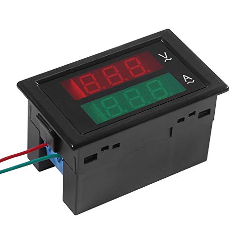 ALMOCN AC 200-450V 200A Digital Voltmeter Ammeter Panel LED Display 2-Wire Voltage Amperage Tester Gauge with Current Transformer