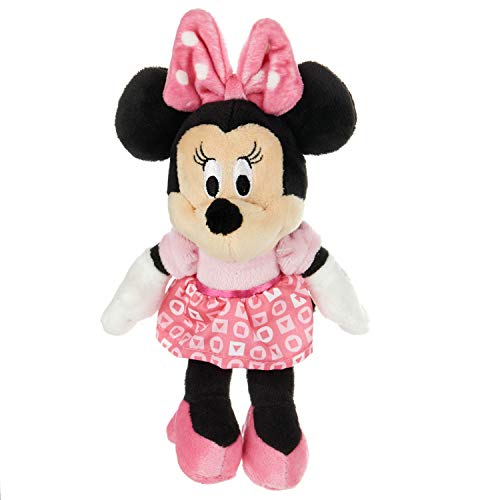 KIDS PREFERRED Disney Baby Minnie Mouse Stuffed Animal Plush Toy Mini Jingler, 6.5 inches
