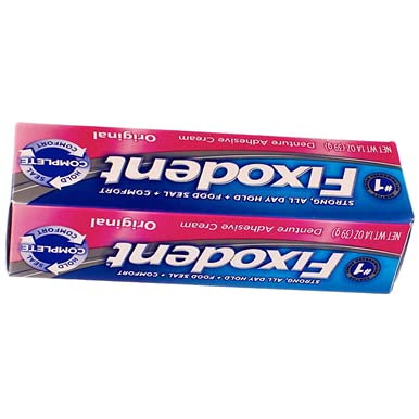 Fixodent Original Denture Adhesive Cream 1.4 Oz
