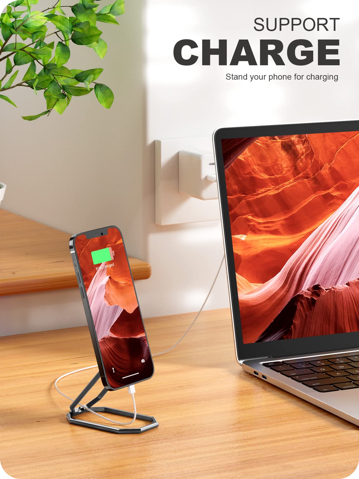 A-LuGei【Foldable & Adjustable】 Cell Phone Ring Holder Finger Kickstand,【Thick Case & Big Phone Friendly】 Cell Phone Holder for Hand, 【Magnetic】 Ring Holder for Cell Phone Grip, iPhone Ring Holder Grip