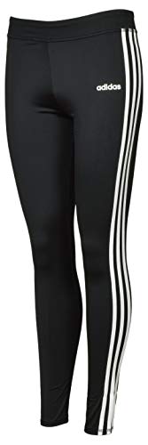 Adidas Kids Girls' Performance Tight Three Stripe Leggings - M - Black/White