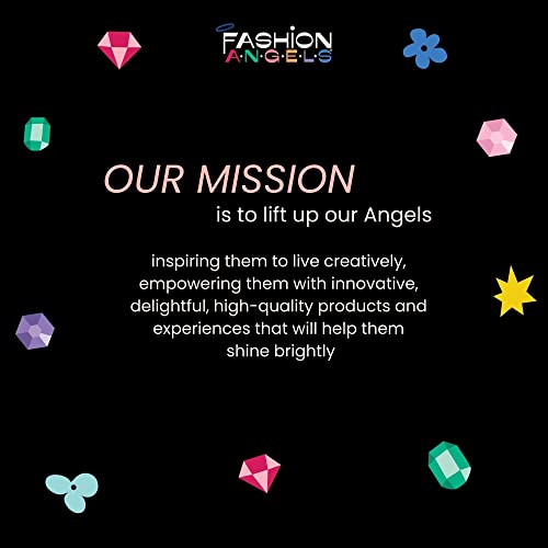 Fashion Angels Care Bear Hair Day Scrunchie and Hair Chox Set, Creative Gifts for Girls, Includes 4 Care Bears Printed Hair Scrunchies and 4 Temporary Hair Chalk Pens, for Ages 6 and Up