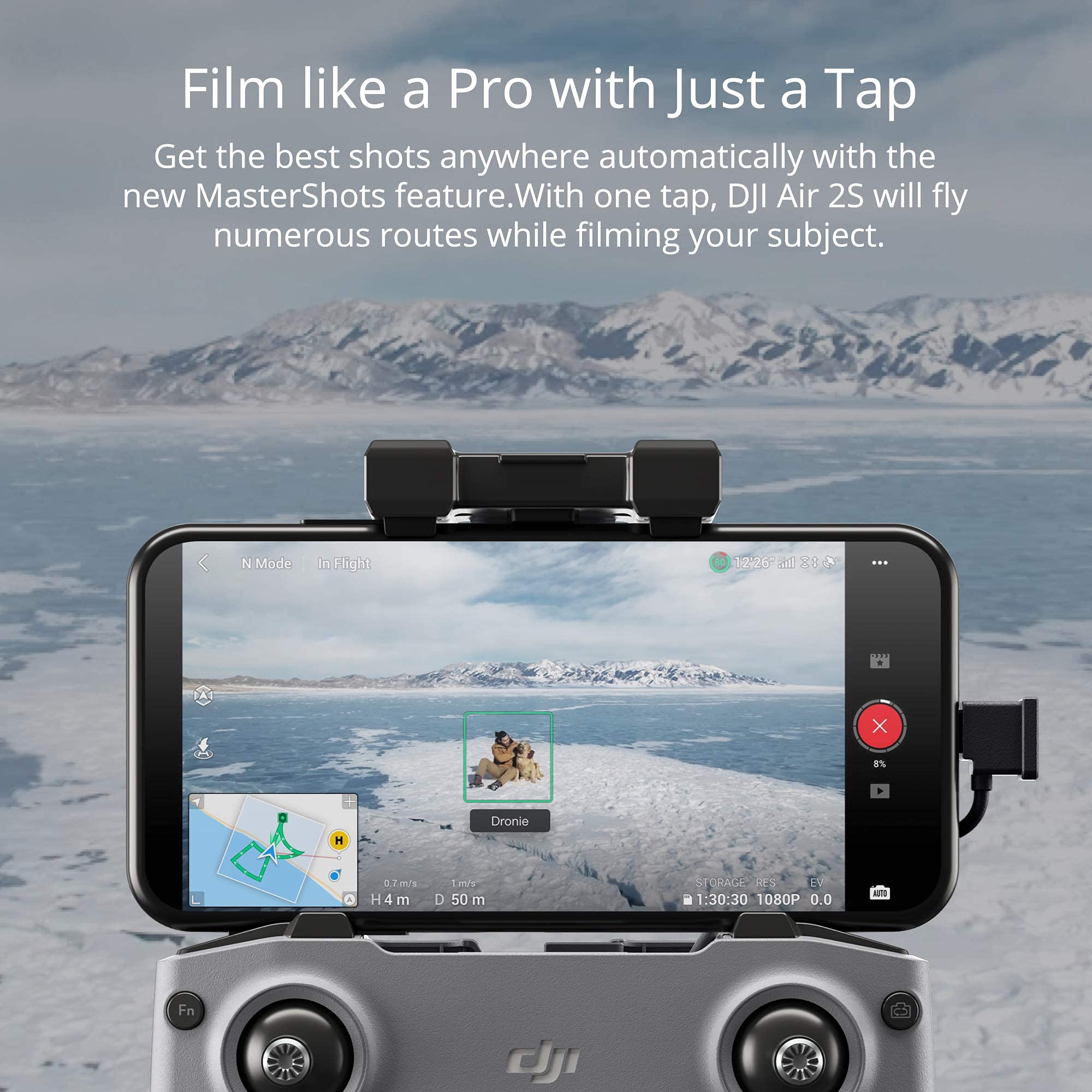 DJI Air 2S Drone Fly More Combo with Remote Controller (Renewed)