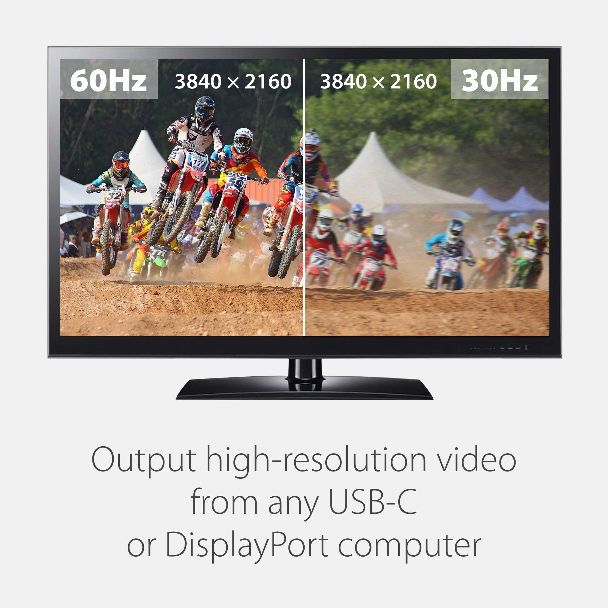 Moshi USB C to DisplayPort Cable 1.5m/5ft, Support 5K@60 Hz, 4K HDR, VESA Certified, Aluminum Housing, Thunderbolt 3 Compatible (Ensure Monitors Accept DisplayPort Signal)